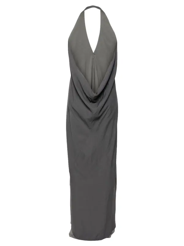 Andrea Ya'aqov Twill-weave Maxi Dress - Grey