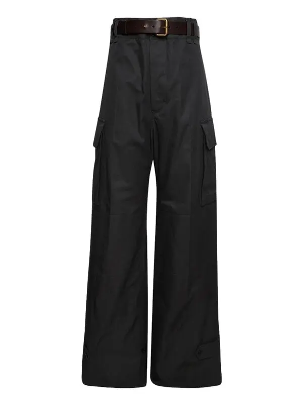 Saint Laurent Cassandre Cargo Pants - Dark Grey