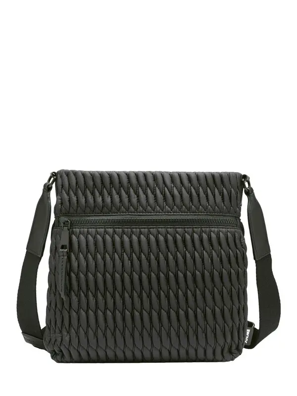 Dkny Nylon Crossbody Bag - Black/black