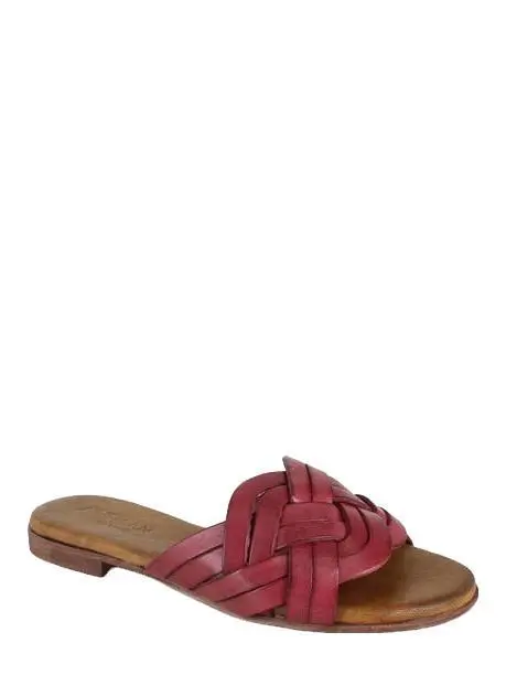 ARTISAN CRAFTED BY ZIGI Arutzy Slide Sandal - Wine Leather