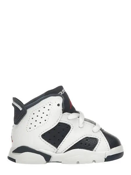 JORDAN 6 Retro Olympic Sneakers - White/varsity Red/midnight Navy Blue