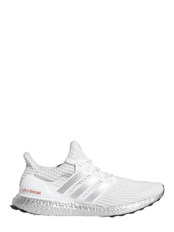 Adidas Ultra Boost 4.0 Dna Sneakers - Cloud White/silver Metallic/solar Red