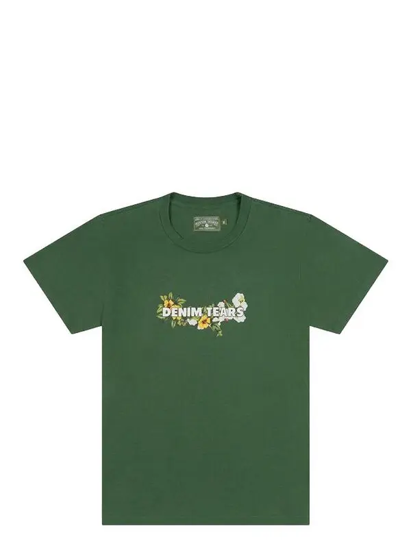 DENIM TEARS Logo Tee Shirt - Green
