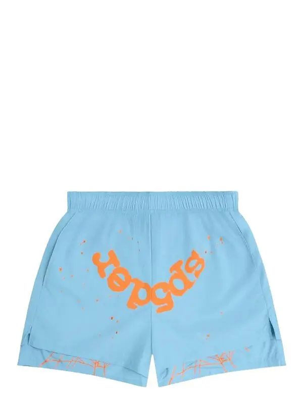 SP5DER Og Web Double Layer Short - Light Blue