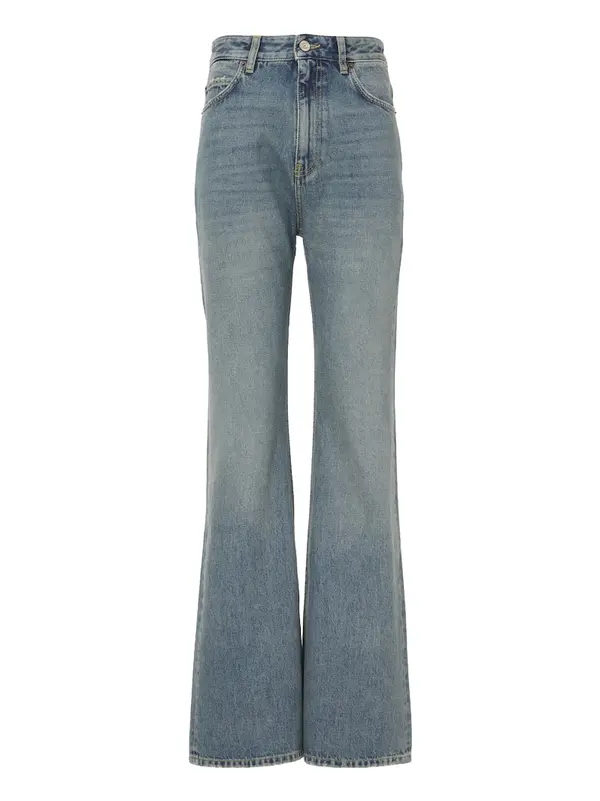 Balenciaga Mid-rise Flared Jeans - Blue
