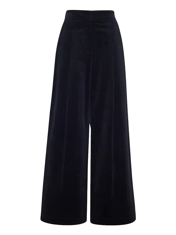 Cara Cara Cailyn Wide Leg Pleated Pant - Black