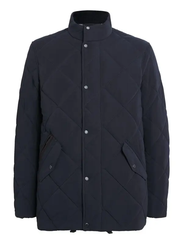 Barbour Winter Chelsea Quilted Jacket - Navy