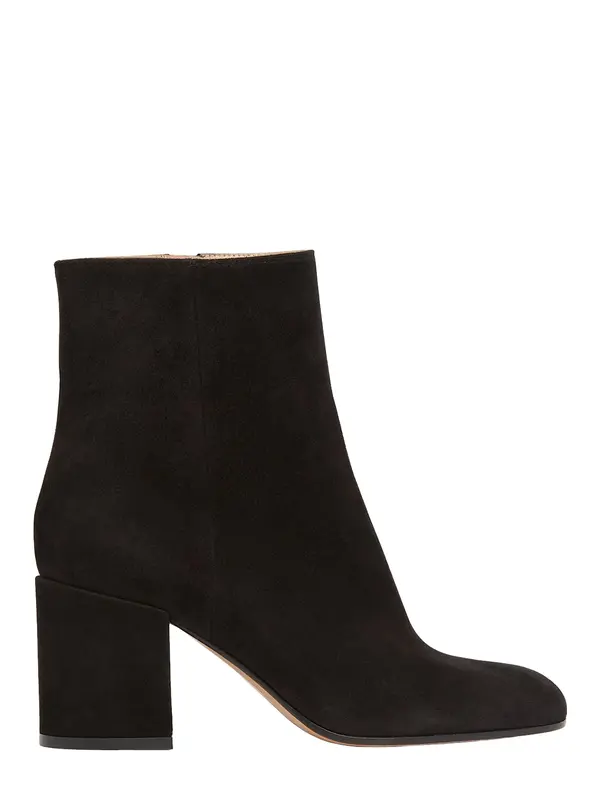 GIANVITO ROSSI Joelle Suede Booties - Black