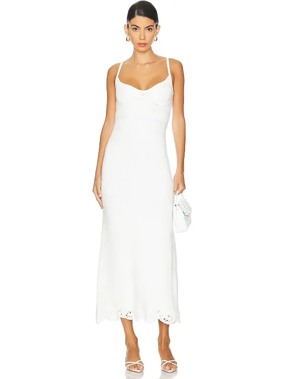 Lpa Ameri Maxi Dress - White