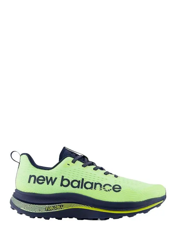 NEW BALANCE Fuelcell Supercomp Trail - Bleached Lime Glow/navy Blue/tea Tree