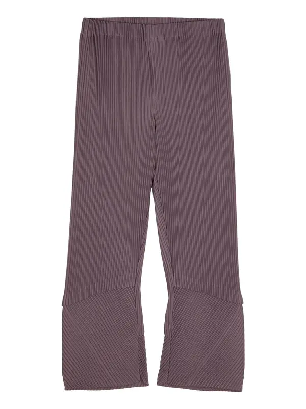 Issey Miyake Aerial Plissé Trousers - Purple