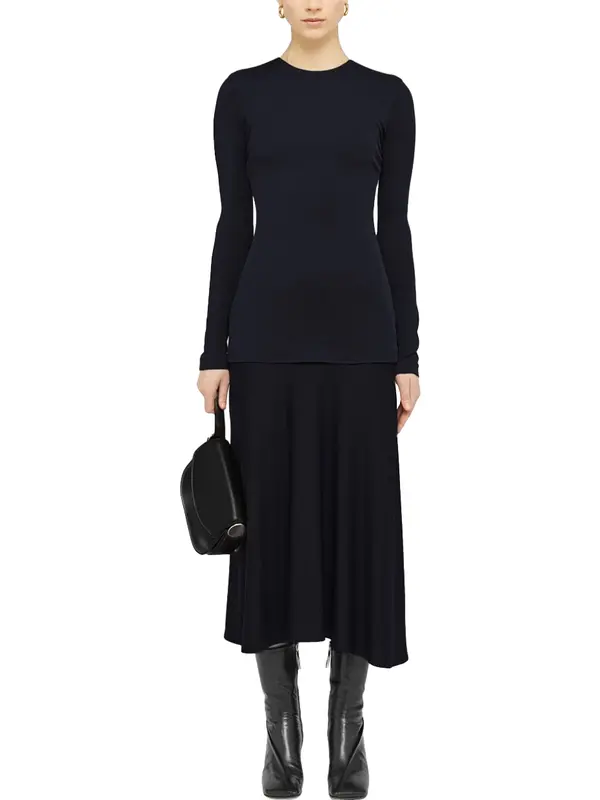 JIL SANDER Flared Skirt Dress - Blue