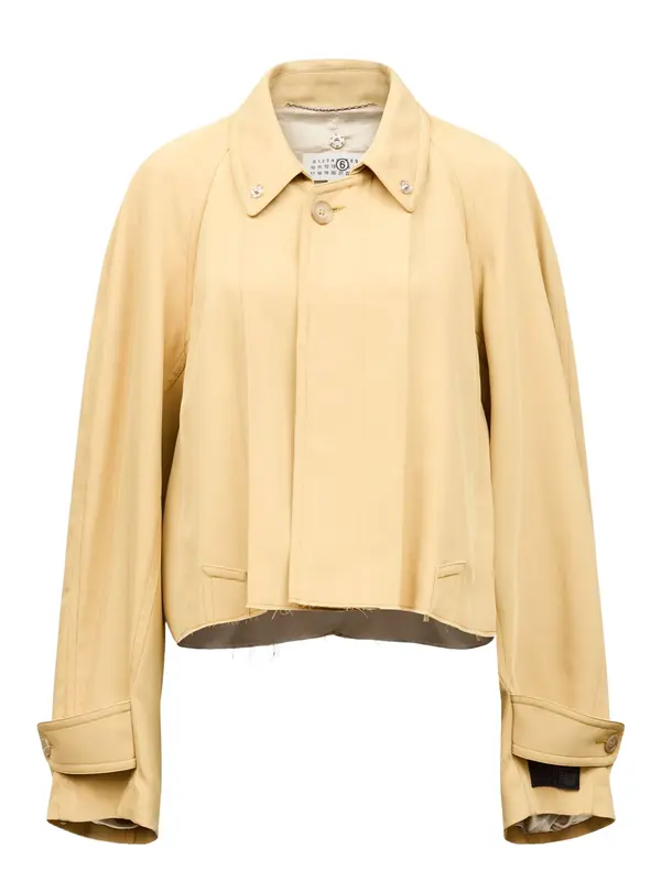 MAISON MARGIELA Logo-patch Jacket - Yellow