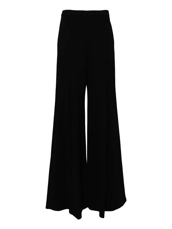 Giambattista Valli High-rise Wide-leg Trousers - Black
