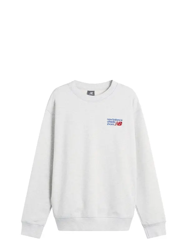 NEW BALANCE Athletics Relaxed Premium Crewneck - Athletic Heather