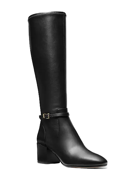 Michael Kors Ella Block Heel Boot - Black