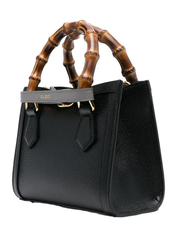 Gucci Diana Leather Mini Bag - Black