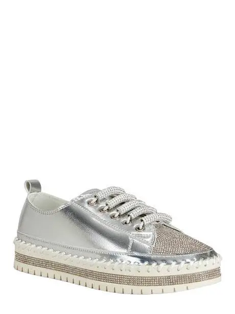 AZALEA WANG Boyant Low-top Sneakers - Silver