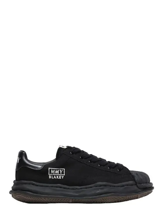 Mihara Yasuhiro Blakey Og Sole Canvas Lowin - Black/white