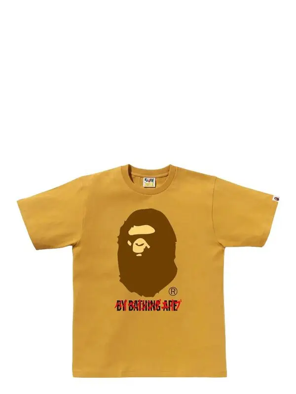 A BATHING APE Katakana Bathing Ape Tee Shirt - Yellow