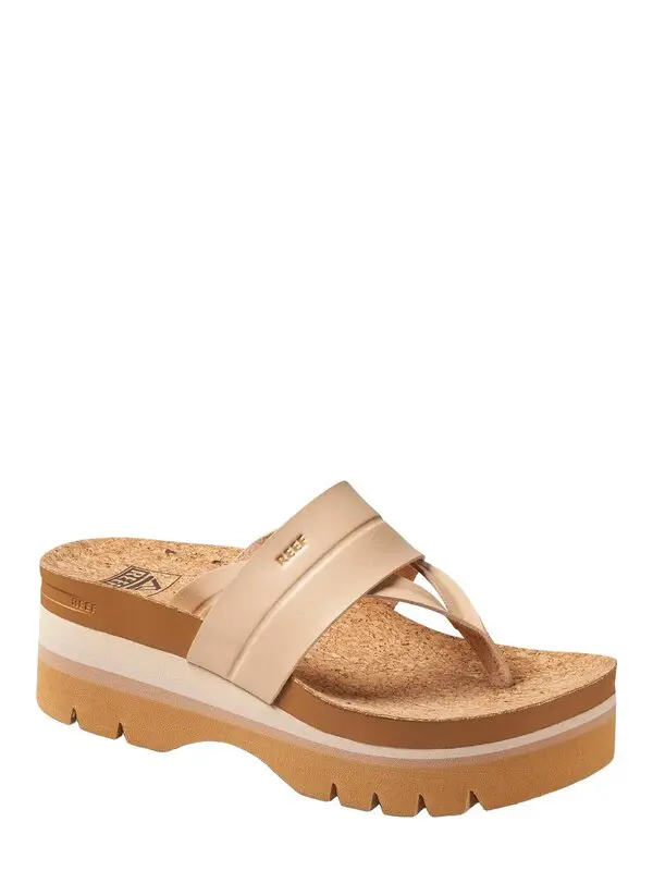 Reef Vista Higher Lennox Platform Flip Flop - Seashell