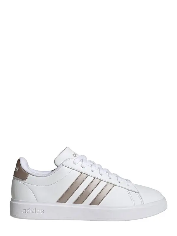 Adidas Grand Court Sneakers - Cloud White/platinum Metallic