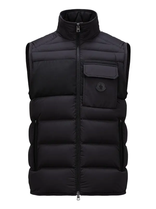 Moncler Estagnour Down Vest - Black