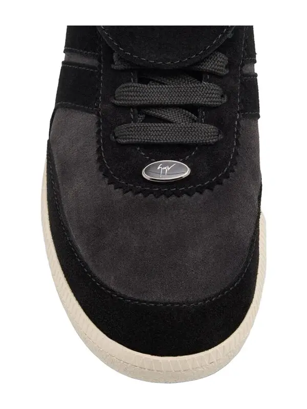 GIUSEPPE ZANOTTI Bicolor Low-top Sneakers - Nero
