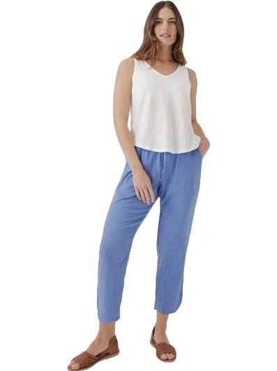 PACT Organic Featherweight Slub Reversible Tank - White