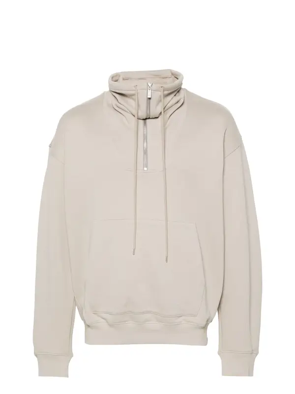 Helmut Lang Funnel-neck Sweatshirt - Grey