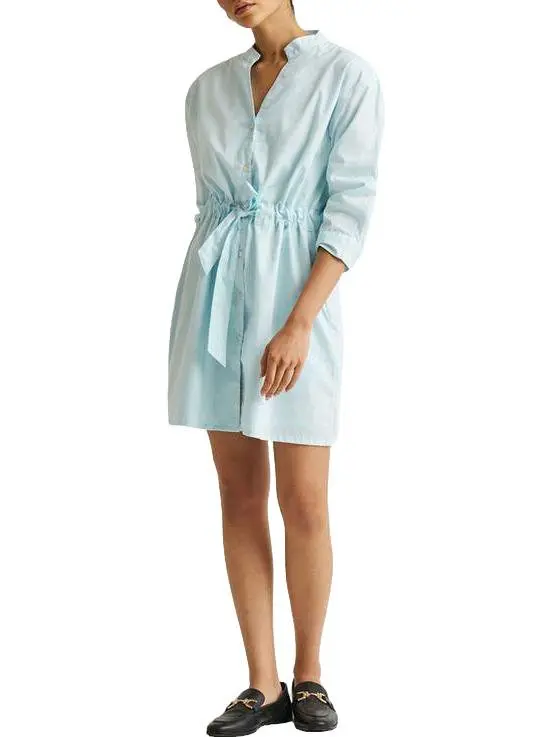 REISTOR Short Tie Waist Dress - Summer Blue