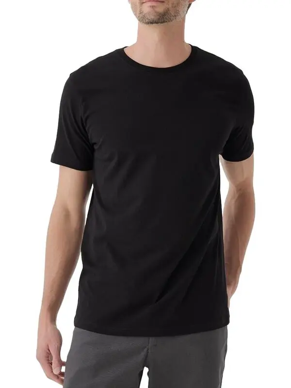 PACT Organic Softspun Crew Neck Tee - Black