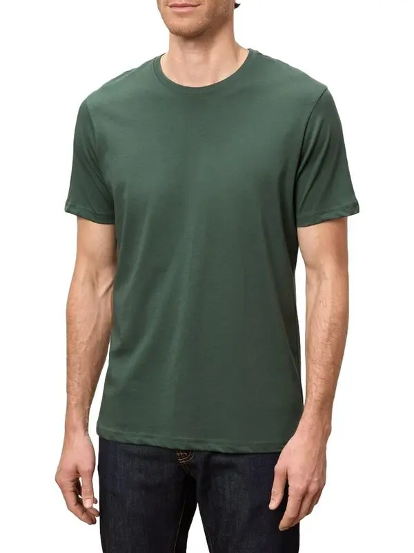 PACT Organic Softspun Crew Neck Tee - Pine Green