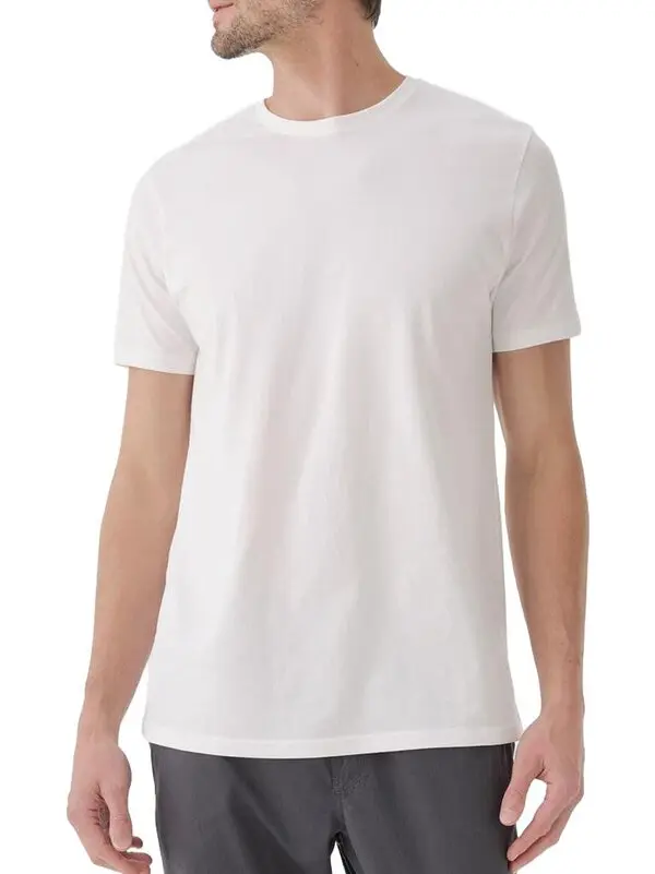 PACT Organic Cotton Softspun Crew Neck Tee - White