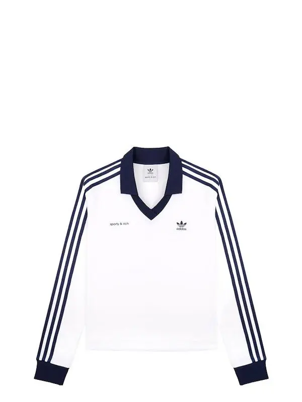 Adidas X Sporty & Rich Soccer Jersey - White/navy Blue