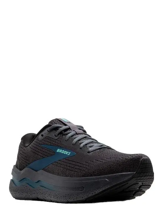 Brooks Ghost Max 2 Running Shoe - Ebony/ Cockatoo/ Blue Sapphire