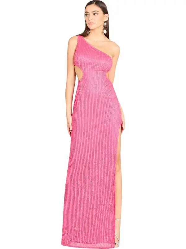 LARA NEW YORK Regina Sequin Dress - Hotpink
