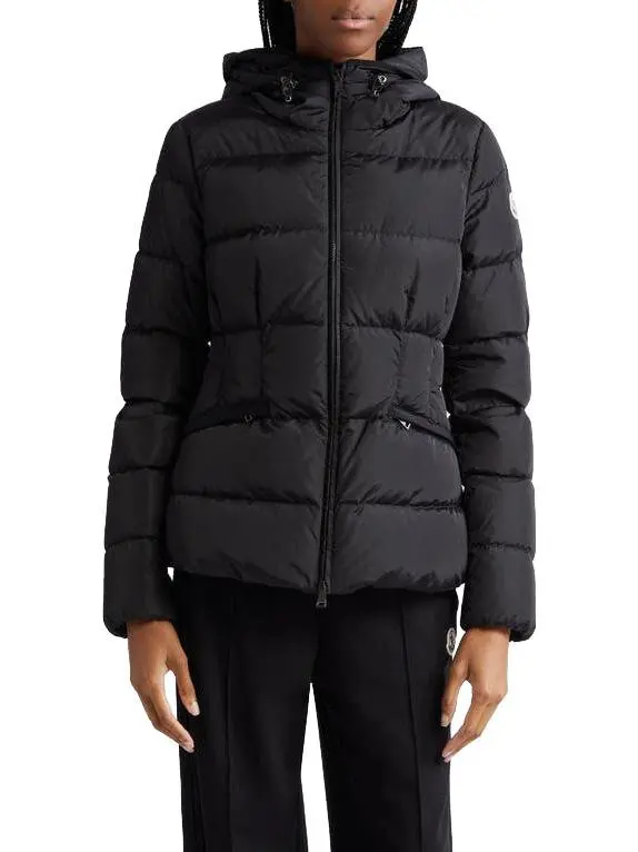Moncler Avoce Hooded Down Jacket - Black