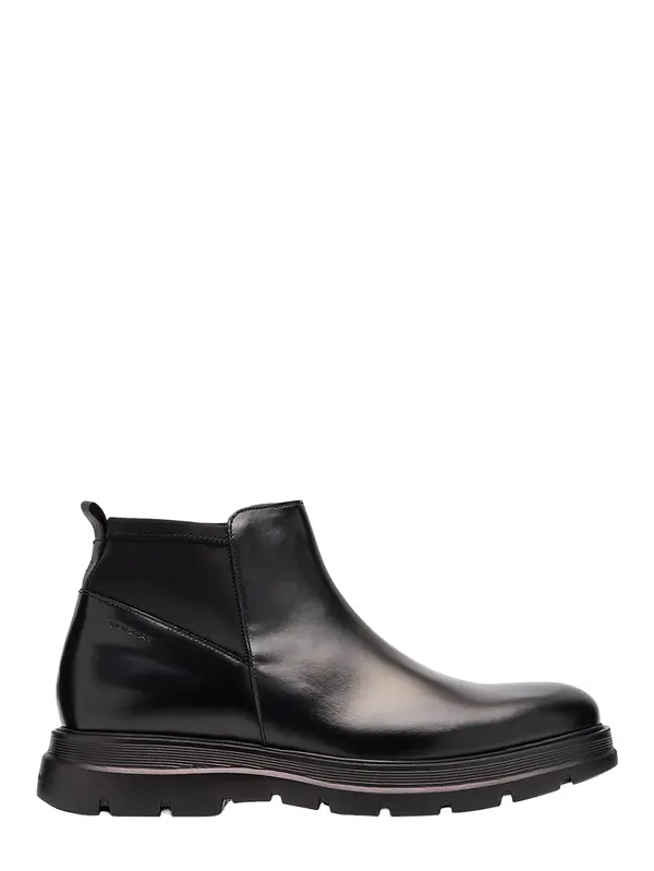 STUART WEITZMAN Aiden Leather Chelsea Boots - Black