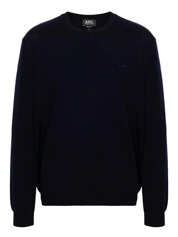 A.p.c. Pull Matt Logo - Blue