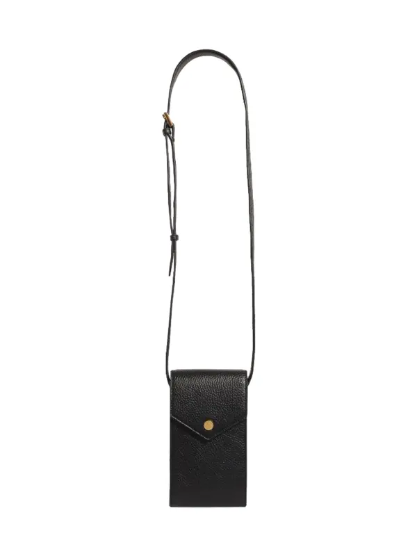 Harrods Leather Phone Pouch - Black