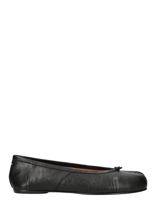 MAISON MARGIELA Leather Tabi Ballet Flats - Black