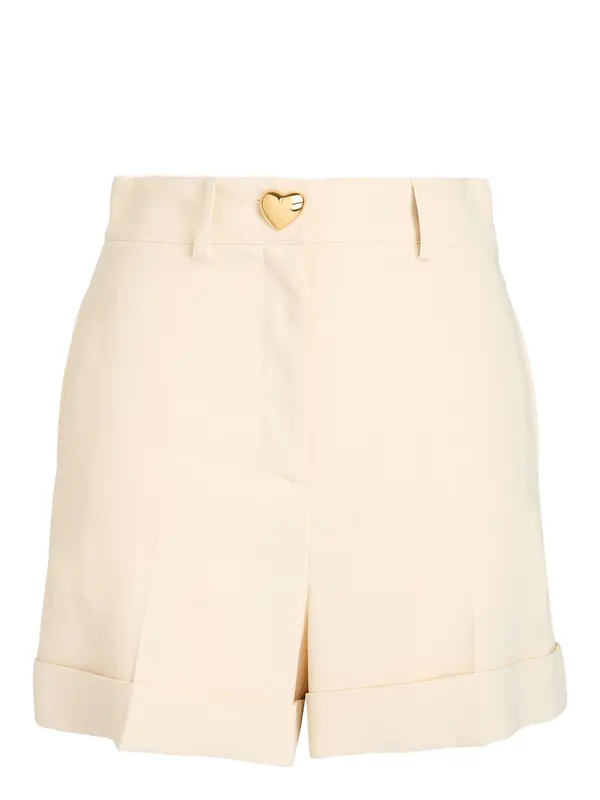 Moschino Crepe Shorts - Beige