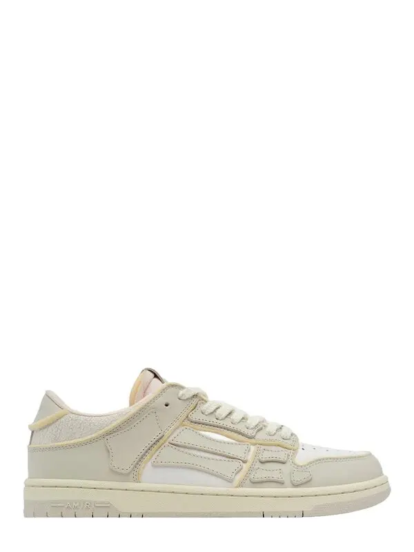 Amiri Skel Top Low Sneakers - Birch/white