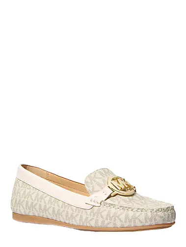 Michael Kors Fulton Signature Logo Moccasin - Natural