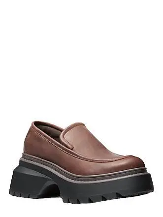 Michael Kors Shiloh Leather Loafer - Brown