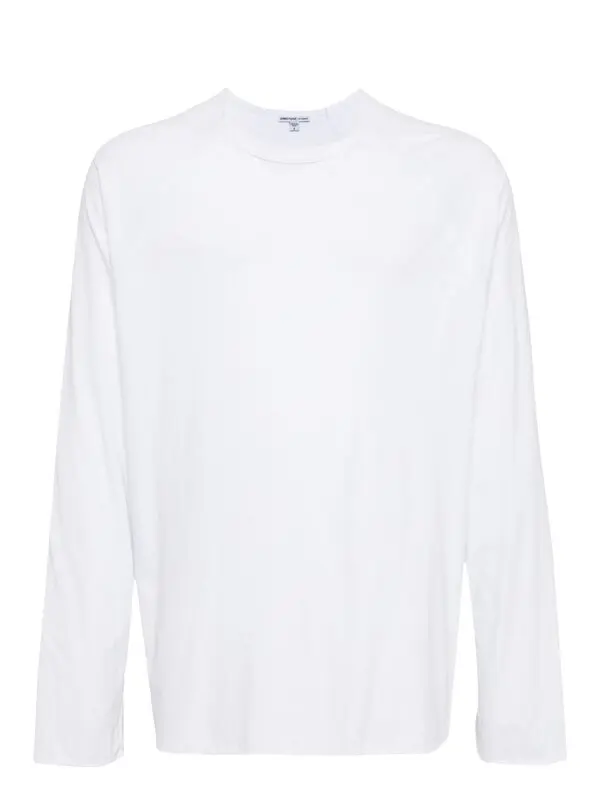 JAMES PERSE Clear Long-sleeve T-shirt - White