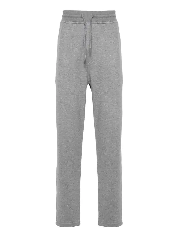 Brunello Cucinelli Mélange-effect Track Pants - Grey