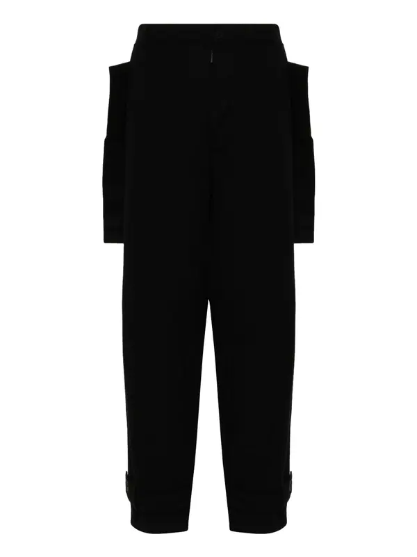 Yohji Yamamoto Drop Crotch Trousers - Black