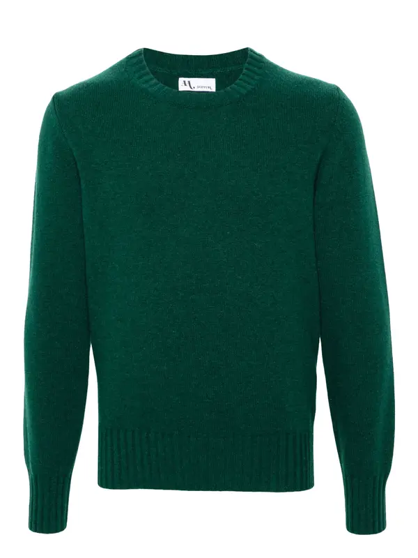 DOPPIAA Round-neck Sweater - Green